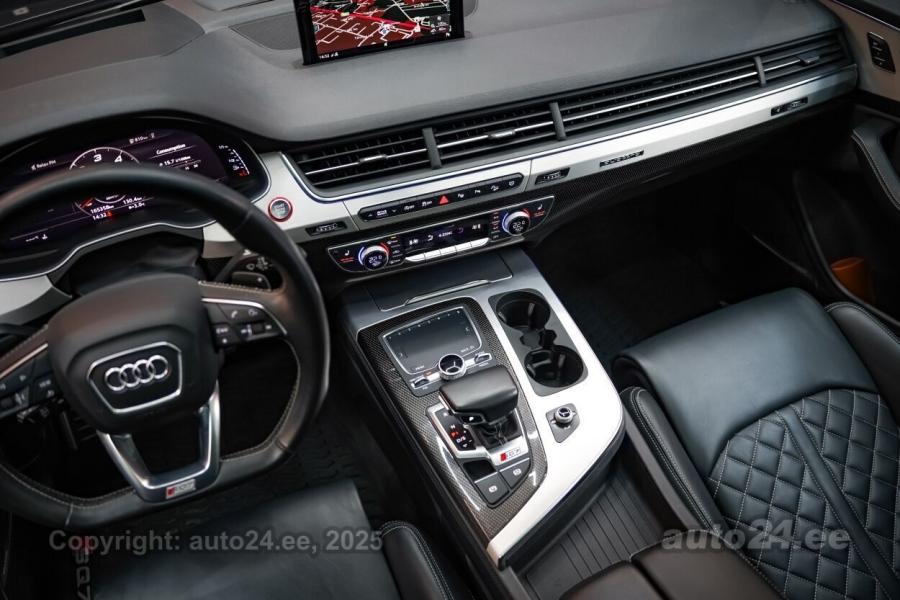 Melns Audi SQ7 2018 Tallina, ar dzinēja tilpumu 4.00 L un nobraukumu 166 tūkst. km par 42900 €, foto 11 vietnē AUTOMOTO.COM.LV