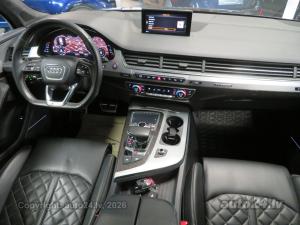 Black Audi SQ7 2018 in Tallinn, with an engine capacity of 4.00 L and mileage of 196 thousand km for 36000 €, photo 4 on AUTOMOTO.COM.LV