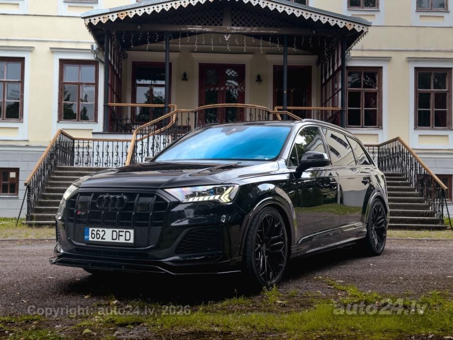 Черный Ауди SQ7 2020 в Вильянди, объемом двигателя 4.00 л и пробегом 200 тыс. км за 59999 €, фото 22 на AUTOMOTO.COM.LV
