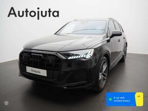 Black Audi SQ7 2021 in Vilnius, with an engine capacity of 4.00 L and mileage of 138 thousand km for 59000 €, photo  on AUTOMOTO.COM.LV