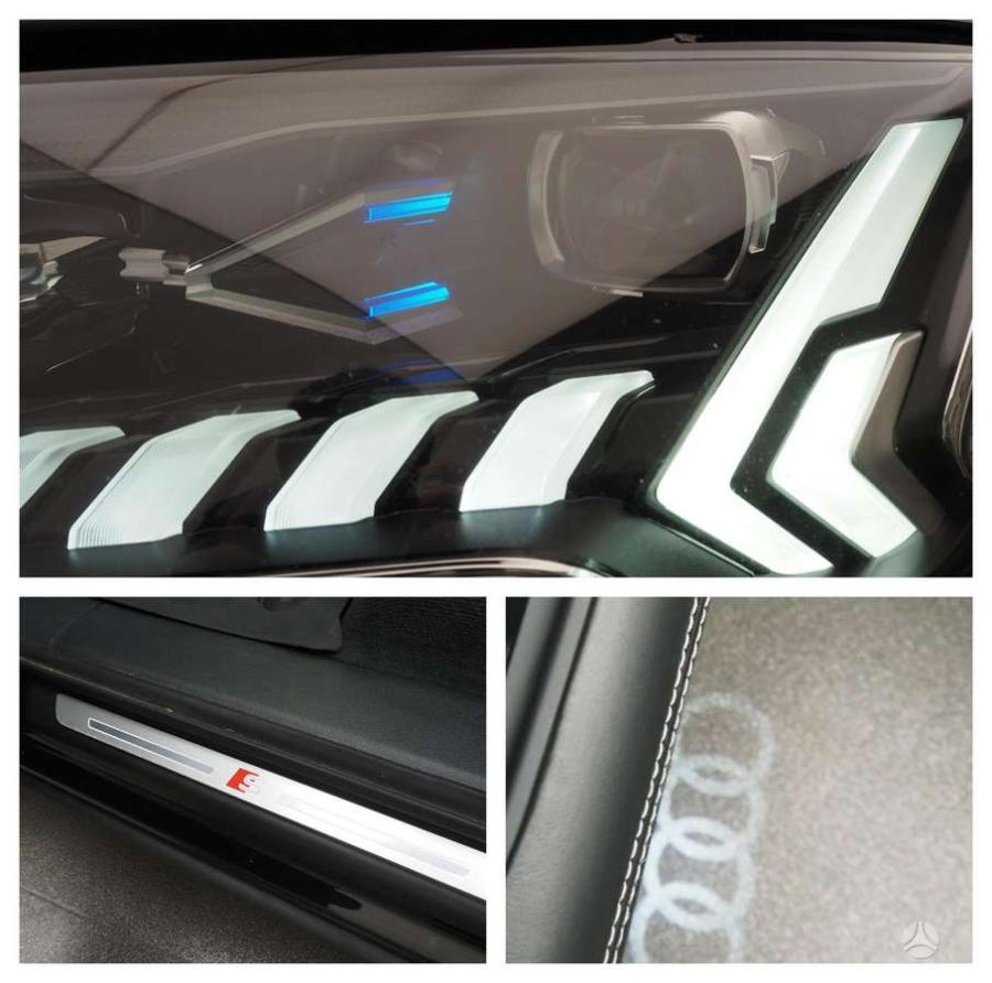 Black Audi SQ7 2021 in Vilnius, with an engine capacity of 4.00 L and mileage of 138 thousand km for 59000 €, photo 12 on AUTOMOTO.COM.LV