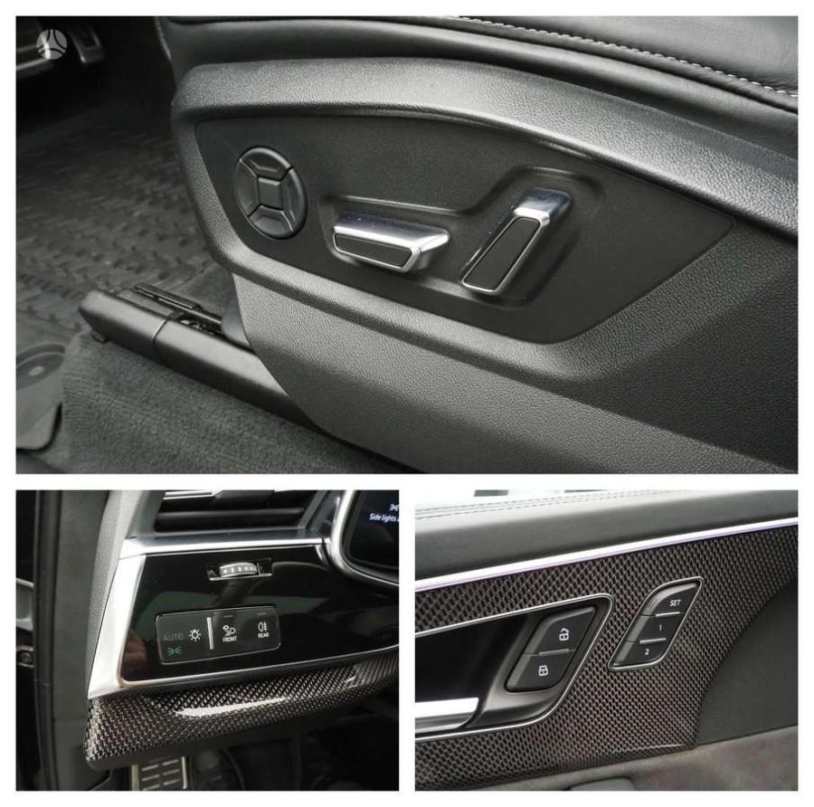 Black Audi SQ7 2021 in Vilnius, with an engine capacity of 4.00 L and mileage of 138 thousand km for 59000 €, photo 16 on AUTOMOTO.COM.LV