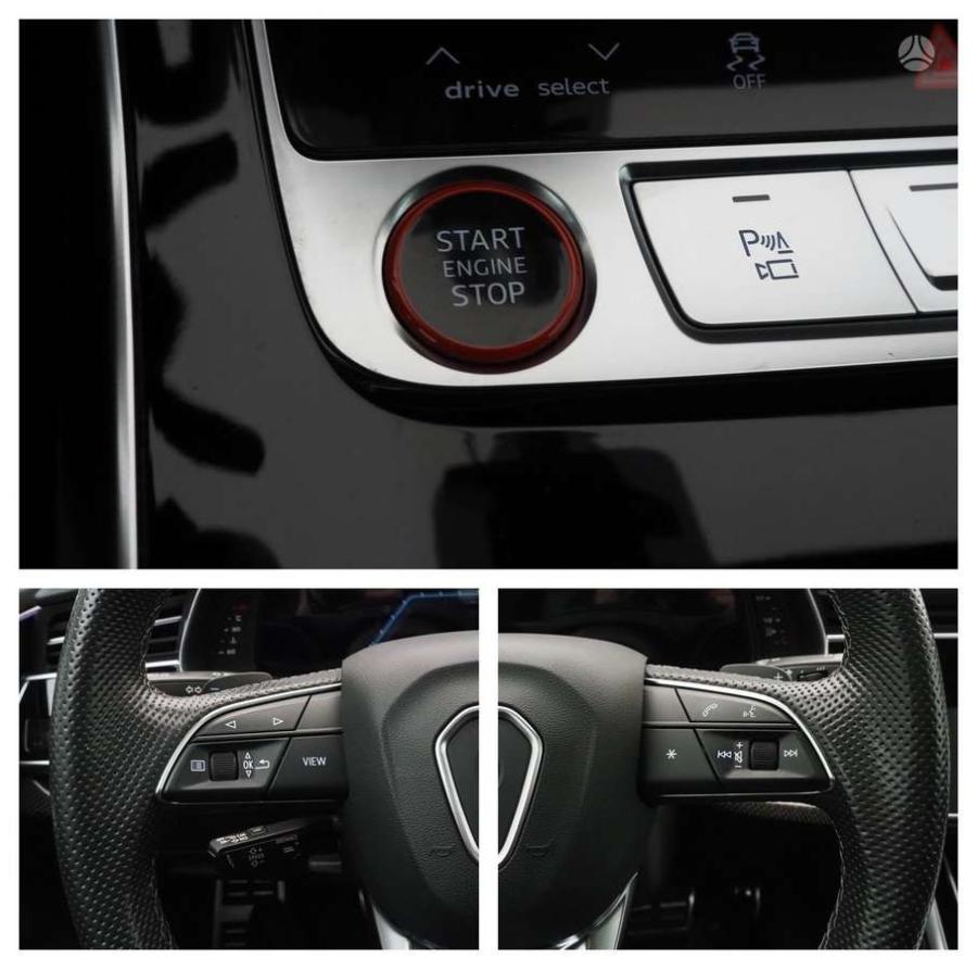 Black Audi SQ7 2021 in Vilnius, with an engine capacity of 4.00 L and mileage of 138 thousand km for 59000 €, photo 18 on AUTOMOTO.COM.LV