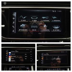 Black Audi SQ7 2021 in Vilnius, with an engine capacity of 4.00 L and mileage of 138 thousand km for 59000 €, photo 21 on AUTOMOTO.COM.LV