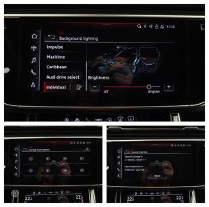 Black Audi SQ7 2021 in Vilnius, with an engine capacity of 4.00 L and mileage of 138 thousand km for 59000 €, photo 27 on AUTOMOTO.COM.LV
