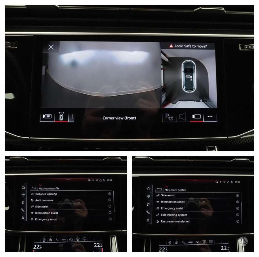 Black Audi SQ7 2021 in Vilnius, with an engine capacity of 4.00 L and mileage of 138 thousand km for 59000 €, photo 28 on AUTOMOTO.COM.LV