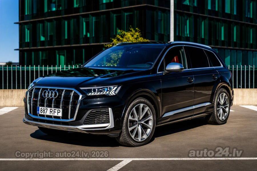 Melns Audi SQ7 2021 Tallina, ar dzinēja tilpumu 4.00 L un nobraukumu 90 tūkst. km par 79000 €, foto 1 vietnē AUTOMOTO.COM.LV