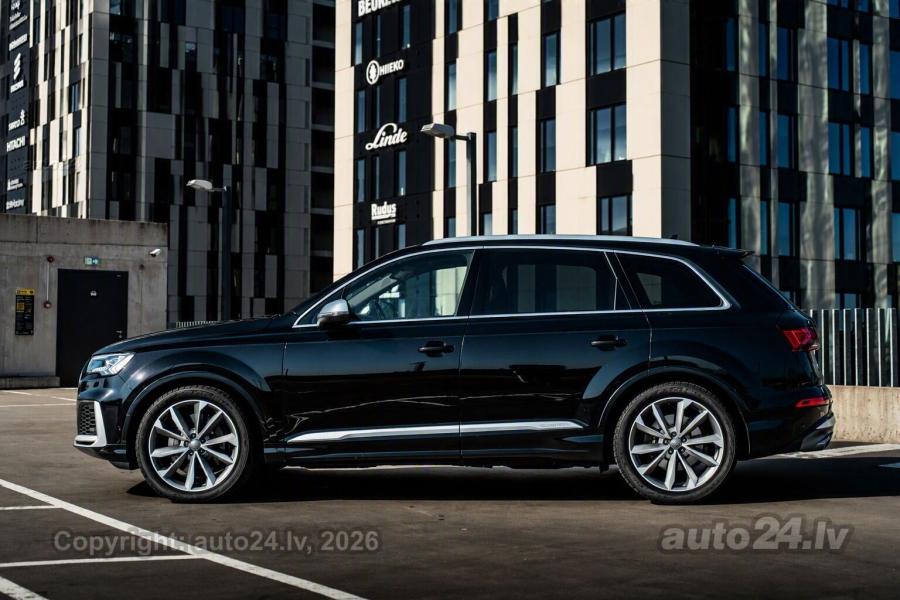 Melns Audi SQ7 2021 Tallina, ar dzinēja tilpumu 4.00 L un nobraukumu 90 tūkst. km par 79000 €, foto 4 vietnē AUTOMOTO.COM.LV