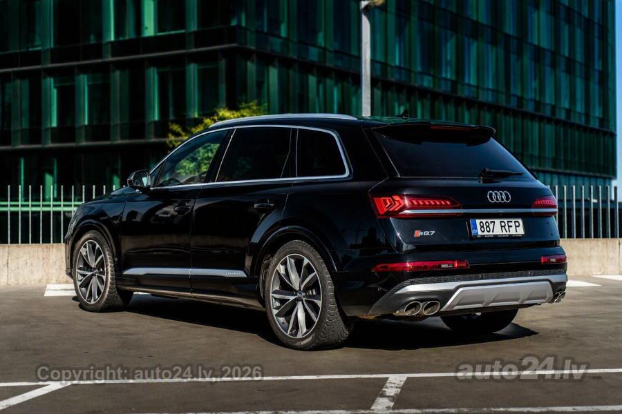Melns Audi SQ7 2021 Tallina, ar dzinēja tilpumu 4.00 L un nobraukumu 90 tūkst. km par 79000 €, foto 5 vietnē AUTOMOTO.COM.LV