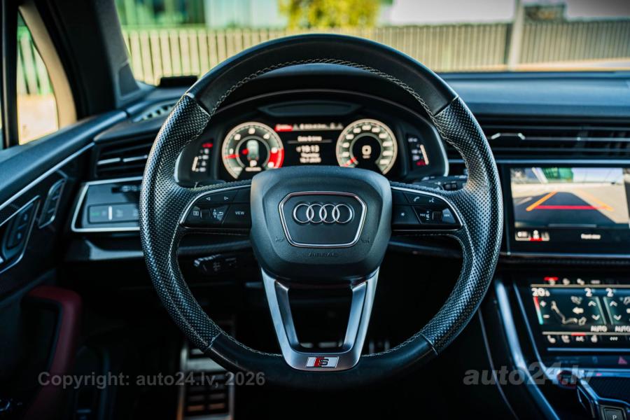 Melns Audi SQ7 2021 Tallina, ar dzinēja tilpumu 4.00 L un nobraukumu 90 tūkst. km par 79000 €, foto 7 vietnē AUTOMOTO.COM.LV