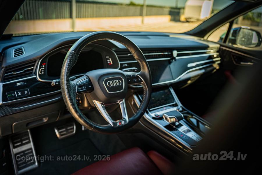 Melns Audi SQ7 2021 Tallina, ar dzinēja tilpumu 4.00 L un nobraukumu 90 tūkst. km par 79000 €, foto 9 vietnē AUTOMOTO.COM.LV
