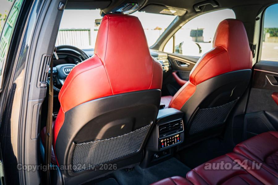 Melns Audi SQ7 2021 Tallina, ar dzinēja tilpumu 4.00 L un nobraukumu 90 tūkst. km par 79000 €, foto 12 vietnē AUTOMOTO.COM.LV