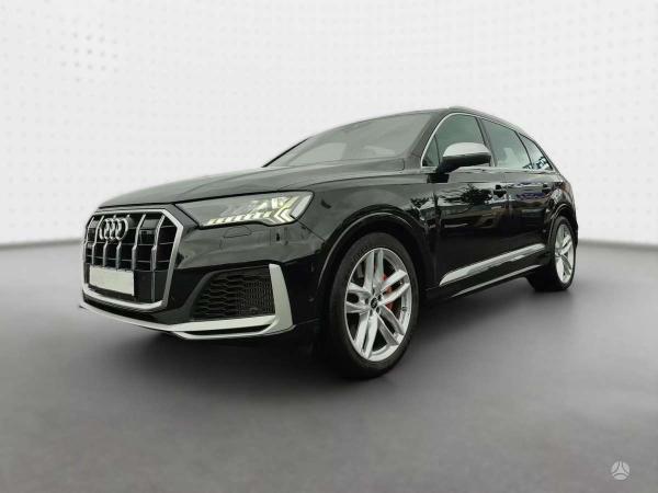 Black Audi SQ7 2022 in Vilnius, with an engine capacity of 4.00 L and mileage of 108 thousand km for 67200 €, photo 1 on AUTOMOTO.COM.LV