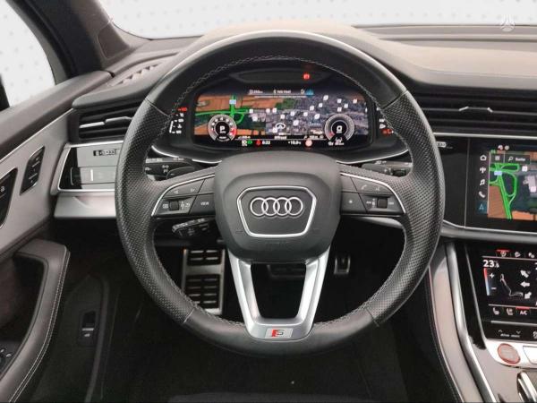 Black Audi SQ7 2022 in Vilnius, with an engine capacity of 4.00 L and mileage of 108 thousand km for 67200 €, photo 6 on AUTOMOTO.COM.LV
