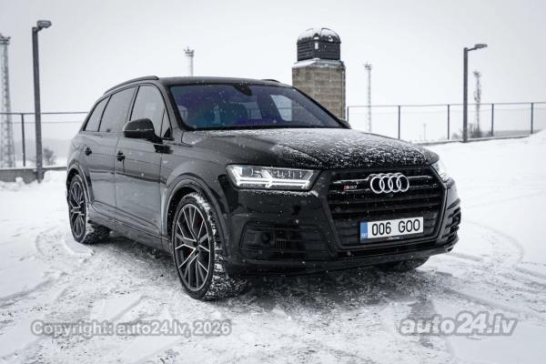 Melns Audi SQ7 2017 Tallina, ar dzinēja tilpumu 4.00 L un nobraukumu 188 tūkst. km par 34900 €, foto 1 vietnē AUTOMOTO.COM.LV