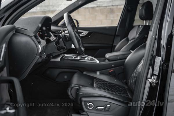 Melns Audi SQ7 2017 Tallina, ar dzinēja tilpumu 4.00 L un nobraukumu 188 tūkst. km par 34900 €, foto 11 vietnē AUTOMOTO.COM.LV