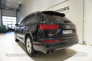 Black Audi SQ7 2017 in Tallinn, with an engine capacity of 4.00 L and mileage of 209 thousand km for 23000 €, photo 2 on AUTOMOTO.COM.LV