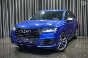 Zils Audi SQ7 2017 Marijampole, ar dzinēja tilpumu 4.00 L un nobraukumu 150 tūkst. km par 34450 €, foto 4 vietnē AUTOMOTO.COM.LV