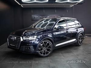 Синий Ауди SQ7 2017 в Таллин, объемом двигателя 4.00 л и пробегом 119 тыс. км за 37900 €, фото  на AUTOMOTO.COM.LV