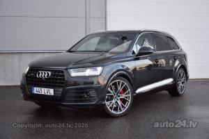 Синий Ауди SQ7 2017 в Таллин, объемом двигателя 4.00 л и пробегом 190 тыс. км за 33950 €, фото  на AUTOMOTO.COM.LV