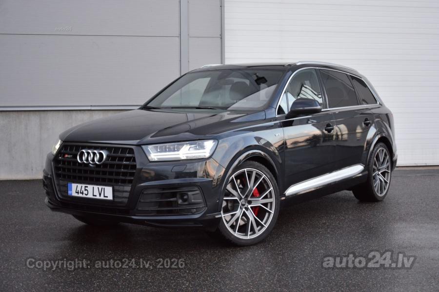Синий Ауди SQ7 2017 в Таллин, объемом двигателя 4.00 л и пробегом 190 тыс. км за 33950 €, фото 1 на AUTOMOTO.COM.LV