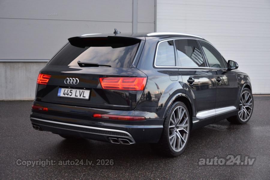 Синий Ауди SQ7 2017 в Таллин, объемом двигателя 4.00 л и пробегом 190 тыс. км за 33950 €, фото 6 на AUTOMOTO.COM.LV