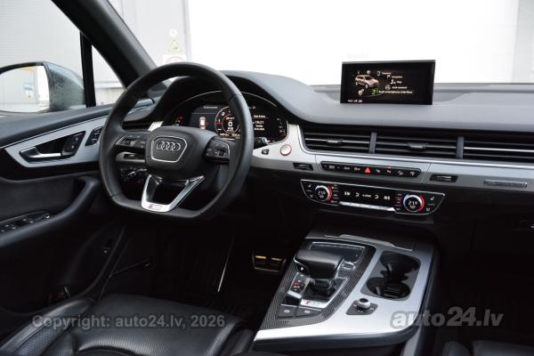 Blue Audi SQ7 2017 in Tallinn, with an engine capacity of 4.00 L and mileage of 190 thousand km for 33950 €, photo 8 on AUTOMOTO.COM.LV