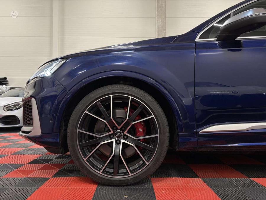 Zils Audi SQ7 2020 Viļņa, ar dzinēja tilpumu 3.96 L un nobraukumu 100 tūkst. km par 57990 €, foto 9 vietnē AUTOMOTO.COM.LV