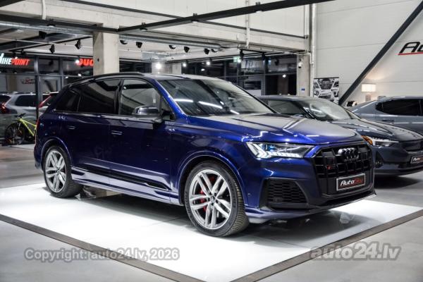 Zils Audi SQ7 2020 Tallina, ar dzinēja tilpumu 4.00 L un nobraukumu 135 tūkst. km par 69900 €, foto 1 vietnē AUTOMOTO.COM.LV