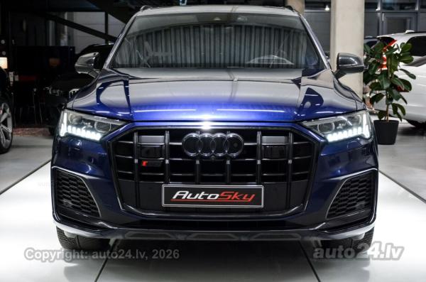 Zils Audi SQ7 2020 Tallina, ar dzinēja tilpumu 4.00 L un nobraukumu 135 tūkst. km par 69900 €, foto 2 vietnē AUTOMOTO.COM.LV