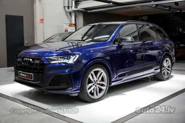 Zils Audi SQ7 2020 Tallina, ar dzinēja tilpumu 4.00 L un nobraukumu 135 tūkst. km par 69900 €, foto 3 vietnē AUTOMOTO.COM.LV