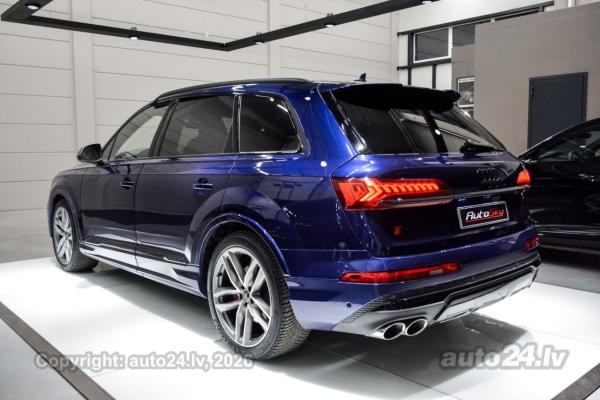 Zils Audi SQ7 2020 Tallina, ar dzinēja tilpumu 4.00 L un nobraukumu 135 tūkst. km par 69900 €, foto 6 vietnē AUTOMOTO.COM.LV