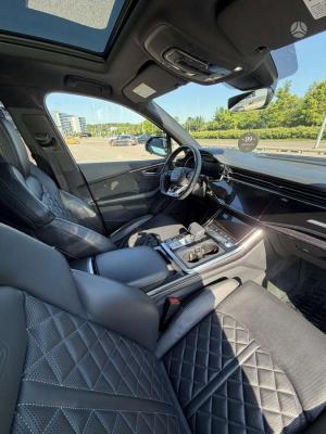 Blue Audi SQ7 2020 in Vilnius, with an engine capacity of 3.96 L and mileage of 109 thousand km for 52000 €, photo 10 on AUTOMOTO.COM.LV
