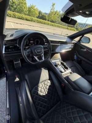 Blue Audi SQ7 2020 in Vilnius, with an engine capacity of 3.96 L and mileage of 109 thousand km for 52000 €, photo 16 on AUTOMOTO.COM.LV