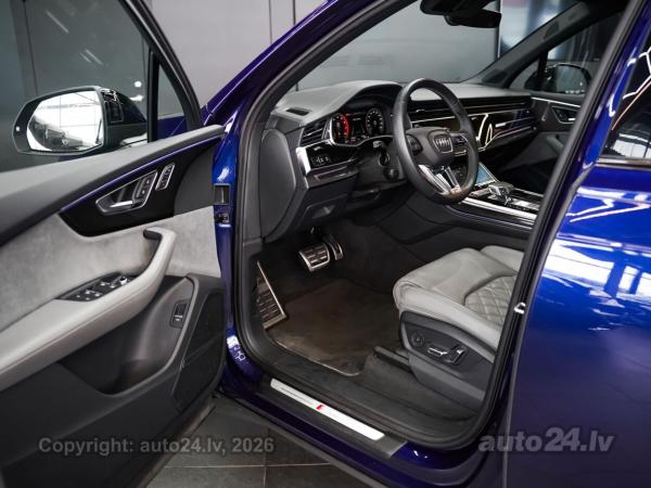 Blue Audi SQ7 2023 in Tallinn, with an engine capacity of 4.00 L and mileage of 40 thousand km for 74900 €, photo 5 on AUTOMOTO.COM.LV