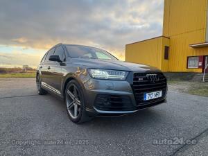 Pelēks Audi SQ7 2017 Tallina, ar dzinēja tilpumu 4.00 L un nobraukumu 206 tūkst. km par 35000 €, foto  vietnē AUTOMOTO.COM.LV