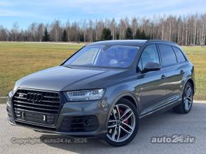 Grey Audi SQ7 2017 in Tartu, with an engine capacity of 4.00 L and mileage of 209 thousand km for 29900 €, photo 3 on AUTOMOTO.COM.LV