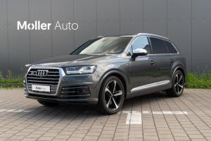 Pelēks Audi SQ7 2017 Viļņa, ar dzinēja tilpumu 4.00 L un nobraukumu 200 tūkst. km par 29950 €, foto 4 vietnē AUTOMOTO.COM.LV