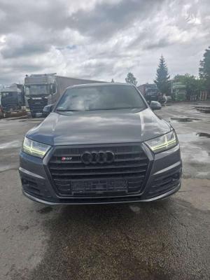 Pelēks Audi SQ7 2017 Šilalė, ar dzinēja tilpumu 3.96 L un nobraukumu 217 tūkst. km par 23500 €, foto 6 vietnē AUTOMOTO.COM.LV