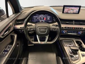 Grey Audi SQ7 2017 in Tallinn, with an engine capacity of 4.00 L and mileage of 219 thousand km for 30900 €, photo 9 on AUTOMOTO.COM.LV