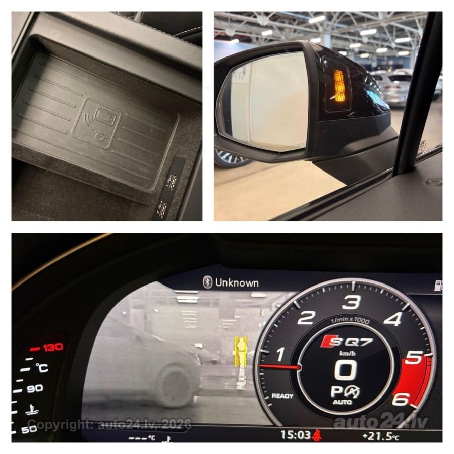 Grey Audi SQ7 2017 in Tallinn, with an engine capacity of 4.00 L and mileage of 219 thousand km for 30900 €, photo 14 on AUTOMOTO.COM.LV