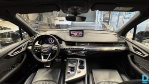 Grey Audi SQ7 2018 in Marupe, with an engine capacity of 4.00 L and mileage of 169 thousand km for 38990 €, photo 9 on AUTOMOTO.COM.LV