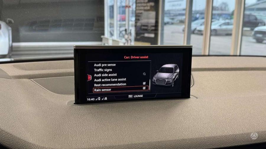 Pelēks Audi SQ7 2018 Rīga, ar dzinēja tilpumu 3.96 L un nobraukumu 169 tūkst. km par 34990 €, foto 33 vietnē AUTOMOTO.COM.LV