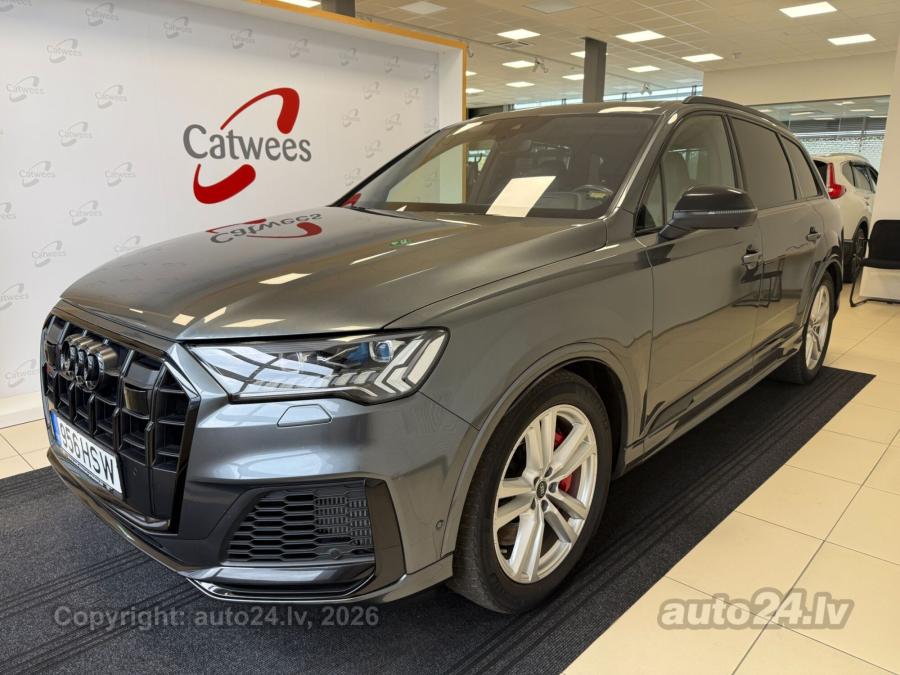 Серый Ауди SQ7 2020 в Тарту, объемом двигателя 4.00 л и пробегом 183 тыс. км за 64900 €, фото 1 на AUTOMOTO.COM.LV