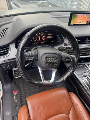 Белый Ауди SQ7 2017 в Каунас, объемом двигателя 3.96 л и пробегом 250 тыс. км за 25950 €, фото 9 на AUTOMOTO.COM.LV