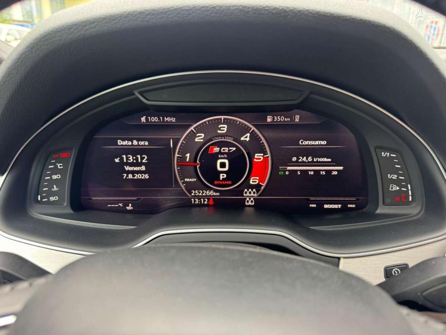 Белый Ауди SQ7 2017 в Каунас, объемом двигателя 3.96 л и пробегом 250 тыс. км за 25950 €, фото 10 на AUTOMOTO.COM.LV