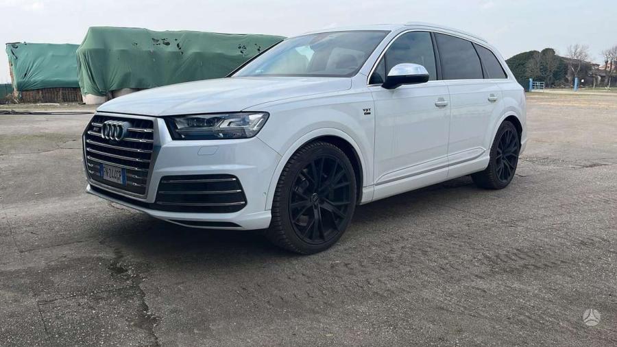 Белый Ауди SQ7 2017 в Каунас, объемом двигателя 3.96 л и пробегом 250 тыс. км за 25950 €, фото 21 на AUTOMOTO.COM.LV
