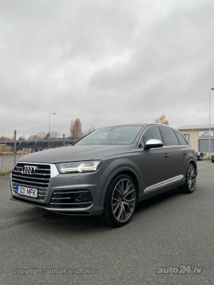 White Audi SQ7 2017 in Tallinn, with an engine capacity of 4.00 L and mileage of 139 thousand km for 43000 €, photo  on AUTOMOTO.COM.LV