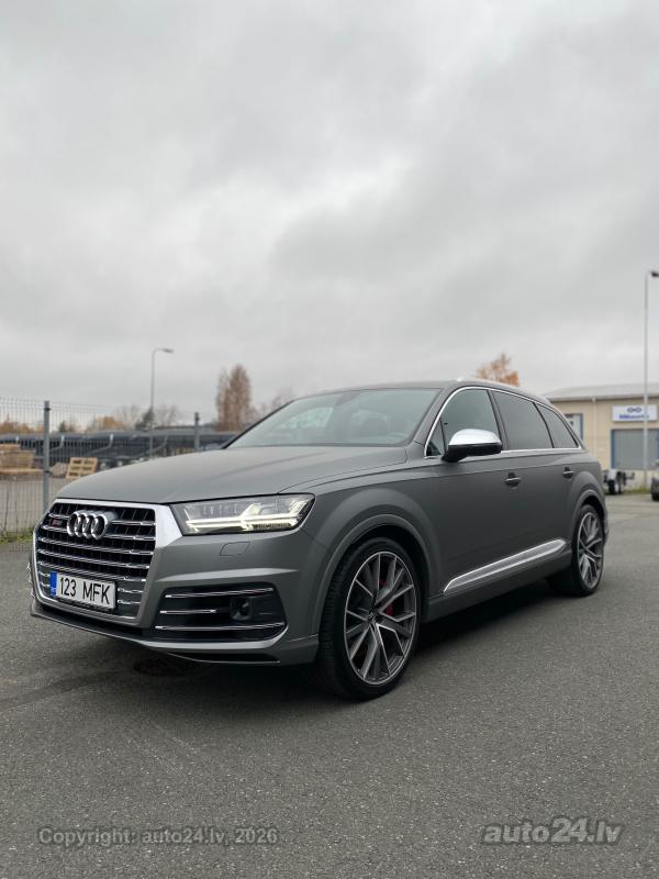 White Audi SQ7 2017 in Tallinn, with an engine capacity of 4.00 L and mileage of 139 thousand km for 43000 €, photo 1 on AUTOMOTO.COM.LV
