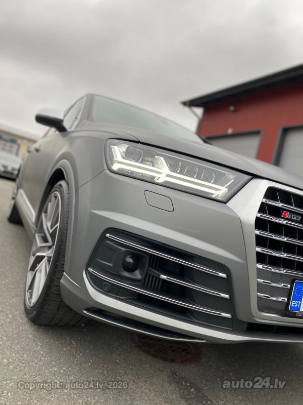 White Audi SQ7 2017 in Tallinn, with an engine capacity of 4.00 L and mileage of 139 thousand km for 43000 €, photo 4 on AUTOMOTO.COM.LV